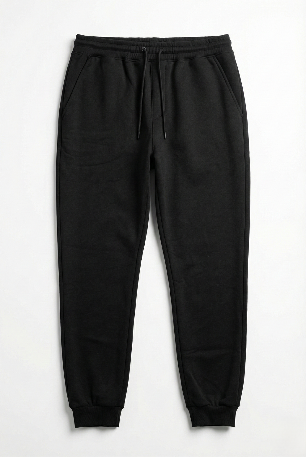 Milton Heavy lined Basic Sweatpants Big Size - Black – Tree Stores